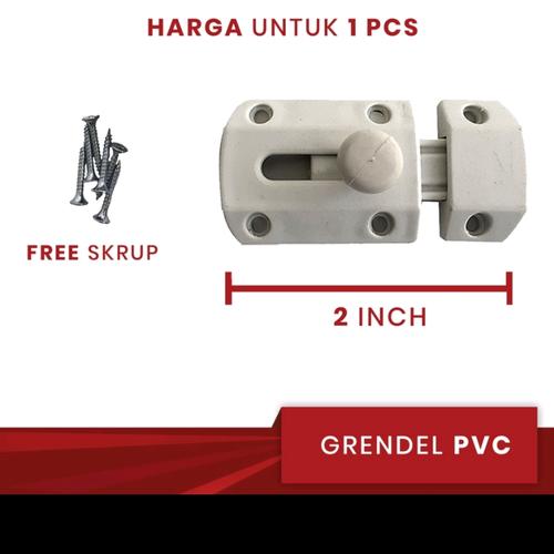 Jual GRENDEL SLOT PINTU CANTOLAN PINTU GRENDEL PVC SLOT PINTU PVC ...