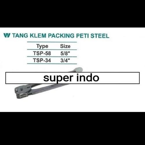 Jual WIPRO TANG KLEM PACKING PETI STEEL, UK 5/8" (TSP-58) - Jakarta ...