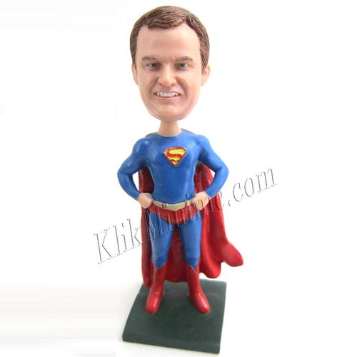 Jual Buat Foto jd Patung Karikatur Mini 3D Superman Superhero Avenger ...
