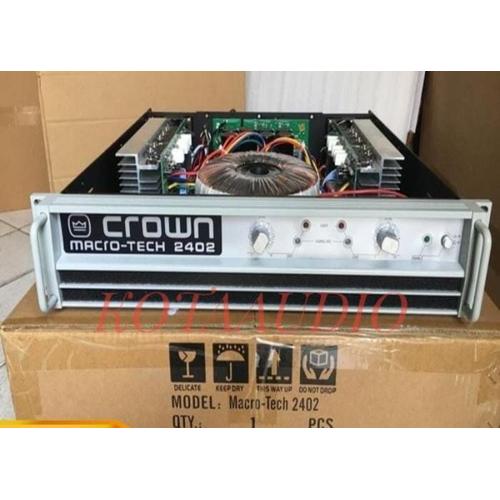 Jual POWER AMPLIFIER CROWN MACRO TECH 2402/ MACROTECH 2402 - Jakarta Utara - KOTAAUDIO | Tokopedia