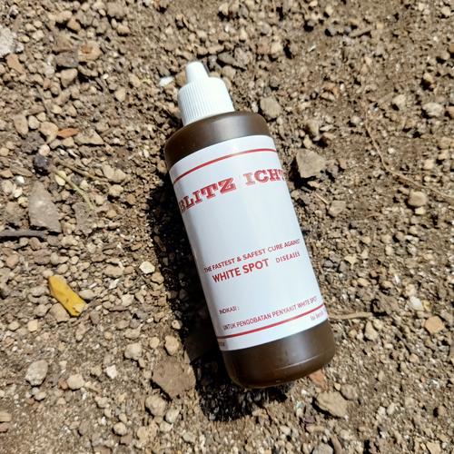 Jual BLITZ ICHT 100ML OBAT WHITE SPOT PARASIT FUNGI IKAN HIAS - Jakarta ...