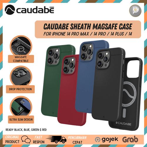 Jual Caudabe Case iPhone 14 Pro Max Plus Sheath Magsafe Casing - Black ...