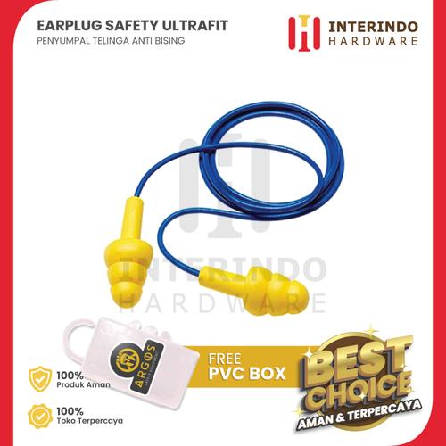 Jual Earplug Ultrafit Corded dengan Kotak Penutup Safety Telinga Ear ...