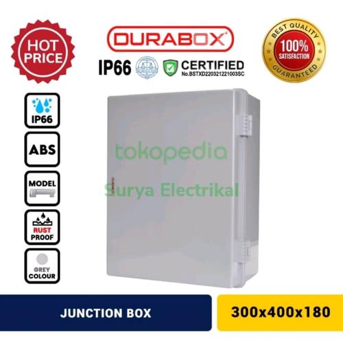 Jual Durabox 300x400x180 ip66 / box plastik 300x400x180 / box panel ...