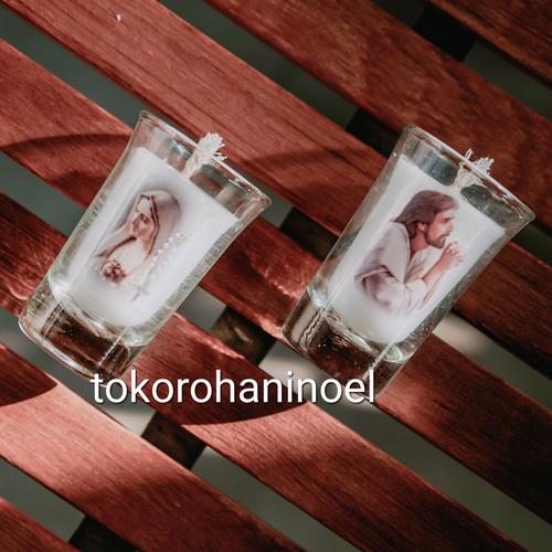 Jual Lilin Doa Gelas Rohani Yesus Maria 9cm - Kab. Klaten - Toko Rohani ...