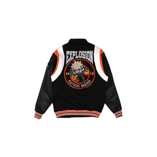 Promo W.ESSENTIÈLS X FTH X My Hero Academia Bakugo Varsity Jacket - M ...
