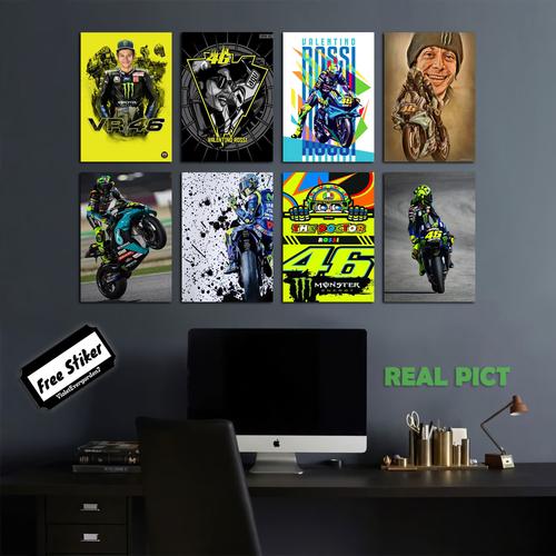 Jual POSTER VALENTINO ROSI/ FREE STIKER/ FREE PEREKAT/ HIASAN DINDING ...