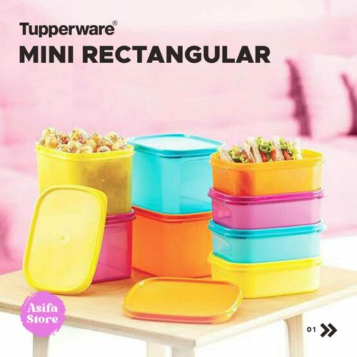 Promo Tupperware Mini Rectangular - Toples Cemilan, Kue Kering ...