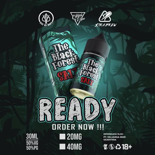 Promo The Black Forest Salt Nic 30ML by Cikini Vape x Ace of Vape ...