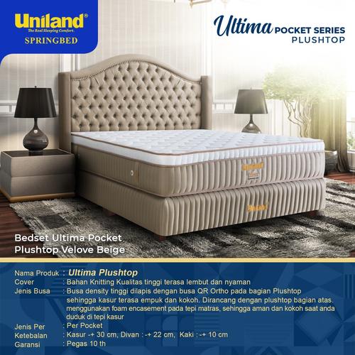 Jual Spring Bed Uniland ultima pocket plush top SEANDRYJAYA Furniture ...