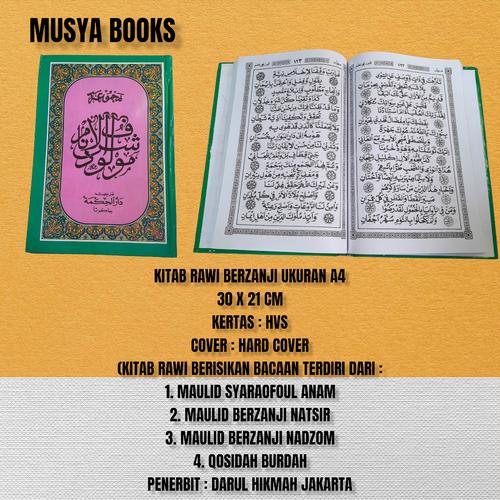 Jual KITAB RAWI BERZANJI HARD COVER | UKURAN (A4, B5, A5) - Jakarta ...