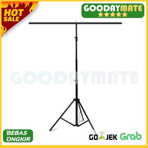 Jual Bracket Stand Backdrop Tiang Green Screen Background Foto T-Shape ...