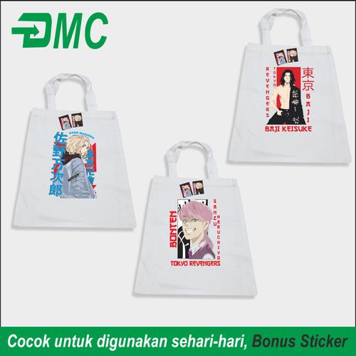 Jual Tas Tote Bag Anime Tokyo Revengers Mikey Baji Bonten Takemichi ...