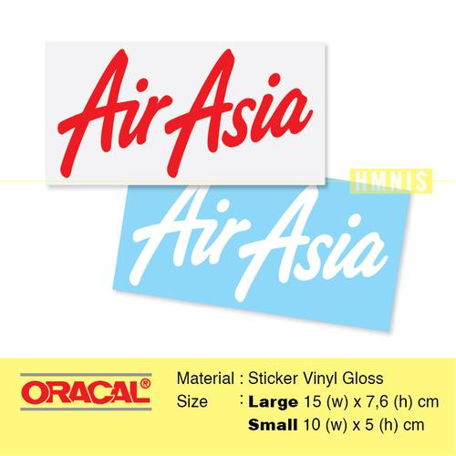 Jual Sticker Air Asia, Sticker AirAsia Airlines, Sticker Air Asia Logo ...