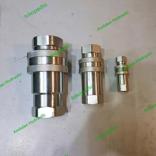 Jual QUICK COUPLER HIDROLIK 1 INCH NPT / COUPLER HYDRAULIC 1" / COUPLER ...