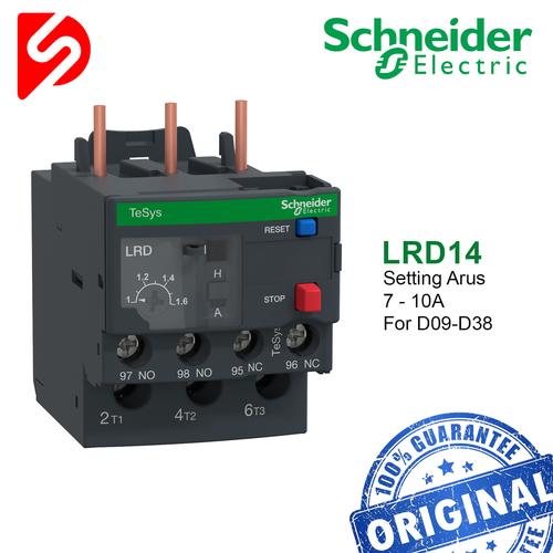 Jual Thermal Overload Relay LRD14 7-10A Termal Kontaktor Schneider ...