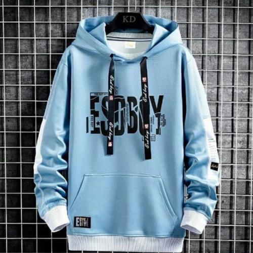 Jual sweater Hoodie pria terbaru/switer cowok biru muda murah pisan ...