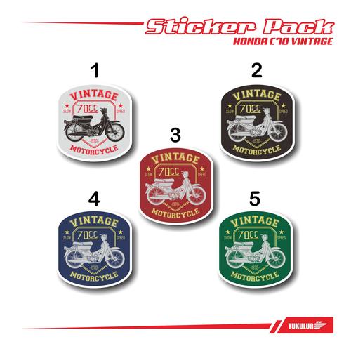 Jual STIKER VARIASI MOTOR PELENGKAP HONDA C70 VINTAGE MOTORCYCLE - Kab ...