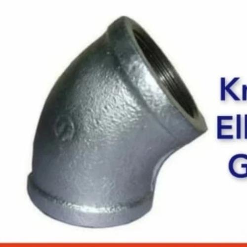 Jual Keni 45 derajat 2" Knee Knie Kenie Elbow besi galvanis 45 x 2 inch ...