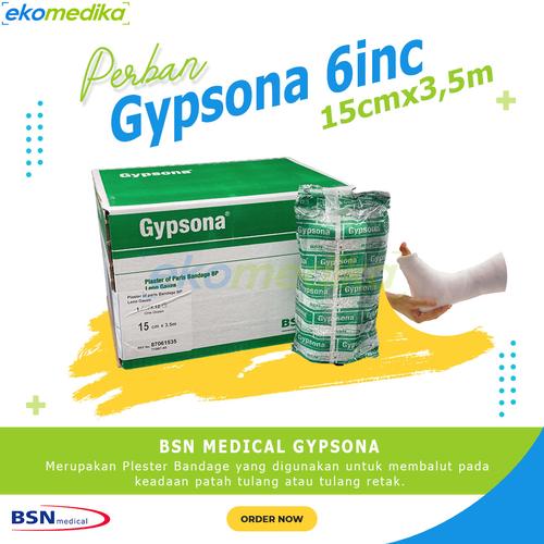 Jual Gypsona 3 4 6 inch / Plester Pembalut Patah Tulang Gyps BSN ...