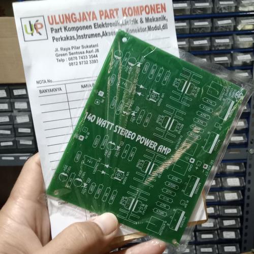 Jual PCB power amplifier stereo 140W kit layout PCB - Kab. Bekasi ...
