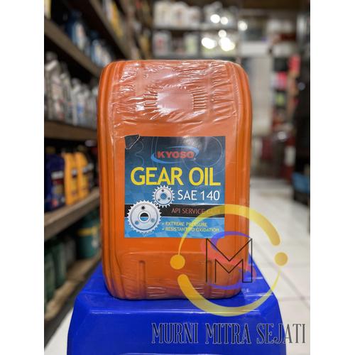 Jual Kyoso Gear Oil SAE 140 GL-4 Oli Gigi Transmisi Gardan Jerigen 19 L ...