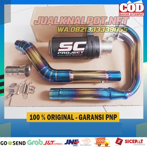 Jual Knalpot Import SC Project Carbon Ninja 250 FI Karbu Z250 Full ...