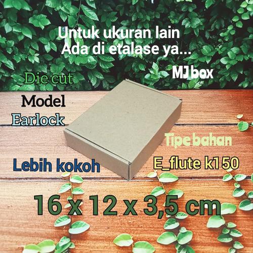 Jual Kardus uk, 16x12x3,5 cm. Die Cut kotak Aksesoris dll model box earlock - Jakarta Barat ...