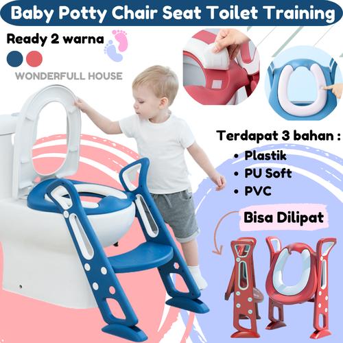 Jual Baby Potty Ladder Chair Seat Dudukan Toilet Training Pispot Anak ...