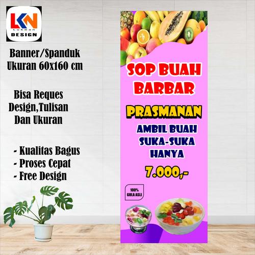 Jual spanduk,banner sop buah - Kab. Sumedang - lkn_onlineshop | Tokopedia