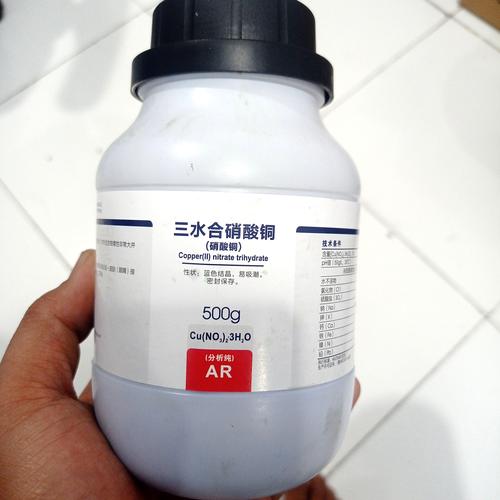 Jual Copper ii nitrate trihydrate / Cupric Nitrate Trihydrate 99% 500G ...