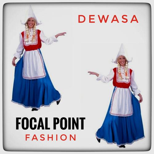 Jual kostum Belanda Noni dewasa tradisional dress Halloween Costume ...