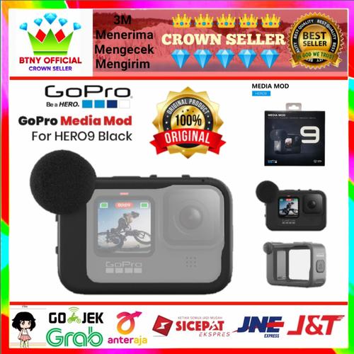 Jual GoPro Media Mod for Hero 10 Black atau Hero 9 Black Original Mic ...