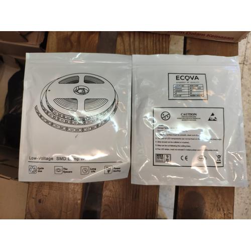 Jual ECOVA Lampu LED Strip DC 12V 120 Led IP20 2835 Indoor Putih ...
