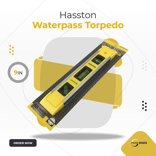 Jual HASSTON Waterpas Magnet 9 Inch Waterpass Mini Water Pas Magnet ...