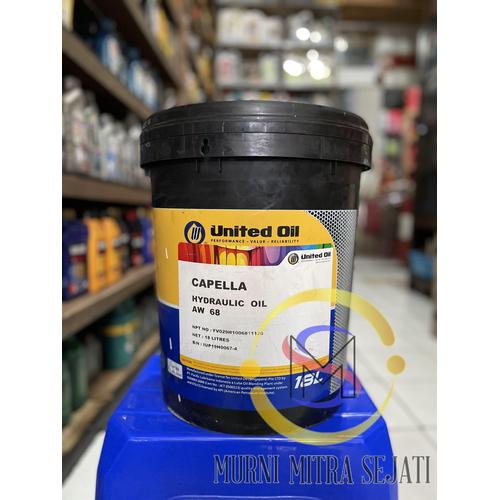 Jual United Capella Hydraulic Oil AW 68 ISO VG Oli Hidrolik Pail 18 L ...
