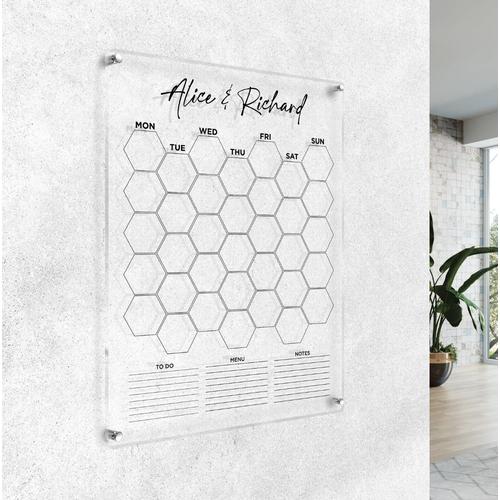 Jual Daily Planner Akrilik Weekly Planner | Wall Planner Acrylic Bee ...
