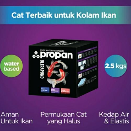 Jual PROPAN ULTRA POND CAT ANTI BOCOR UNTUK KOLAM IKAN 2,5 KG/SET ...