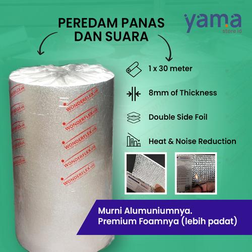 Jual Alumunium Foil Thermal Foam Murni Wonderflex 8mm Double Side Padat ...