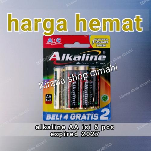 Jual batre ABC alkaline AA isi 6 pcs / AA / baterai / battery - Kab ...