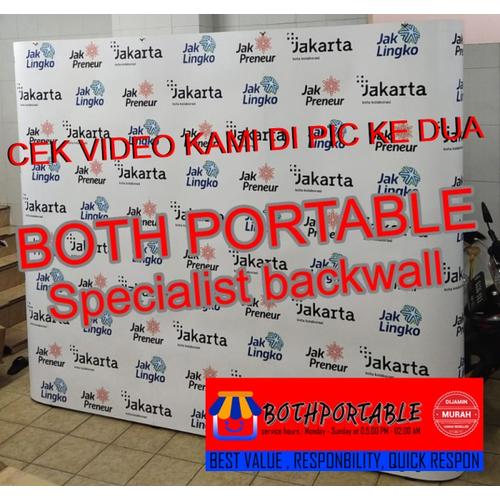 Jual Backwall stand 3 X 3 straight super extra print cepat - Jakarta ...