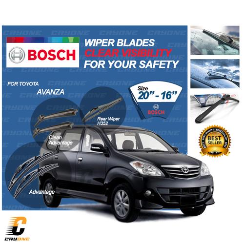 Jual BOSCH Wiper Blade TOYOTA AVANZA H352 1 Set 20 - 16 inch - BCA (Clear Adv) - Jakarta Barat ...