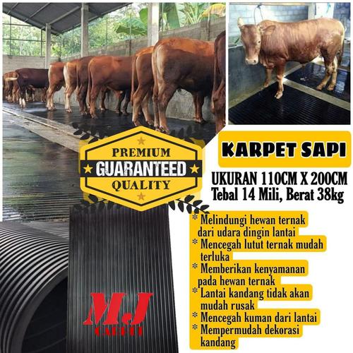 Jual KARPET ALAS KANDANG SAPI, Kambing, Kuda 110 CM X 200 CM TEBAL 14 ...