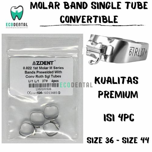 Jual Molar Band CONVERTIBLE Single Slot Tube Isi 4pc - #36 - Jakarta ...