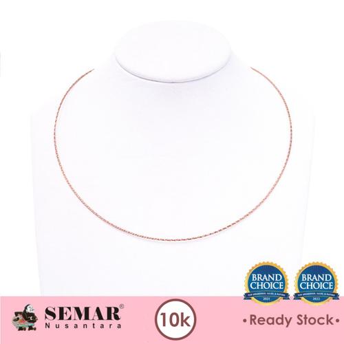 Promo Kalung Emas Choker Rose Gold 10K Semar Nusantara Cicil 0% 3x ...