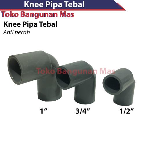 Jual Sambungan Pipa Knee 1/2 inch 3/4" 1 inch Keni Elbow L pipa 1/2" 3/ ...