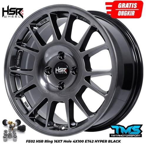 Jual velg mobil hsr fe02 r16x7 vcd 4x100 cocok untuk mobilio, sirion, dll. - Jakarta Selatan ...