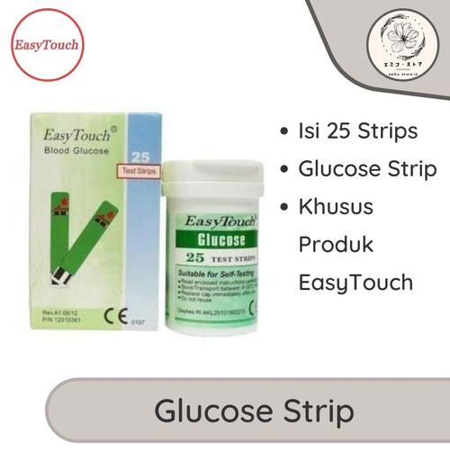 Jual Easy Touch Glucose / Easytouch Gula Darah 25 test strips - Kota ...