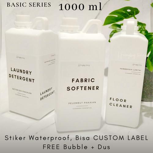 Jual Jerigen Aesthetic Putih Tempat Detergent Cair Softener Jirigen 1L ...