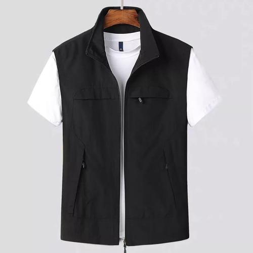 Jual rompi polos pria/rompi Taslan/Vest pria/rompi lapangan - Hitam, S ...
